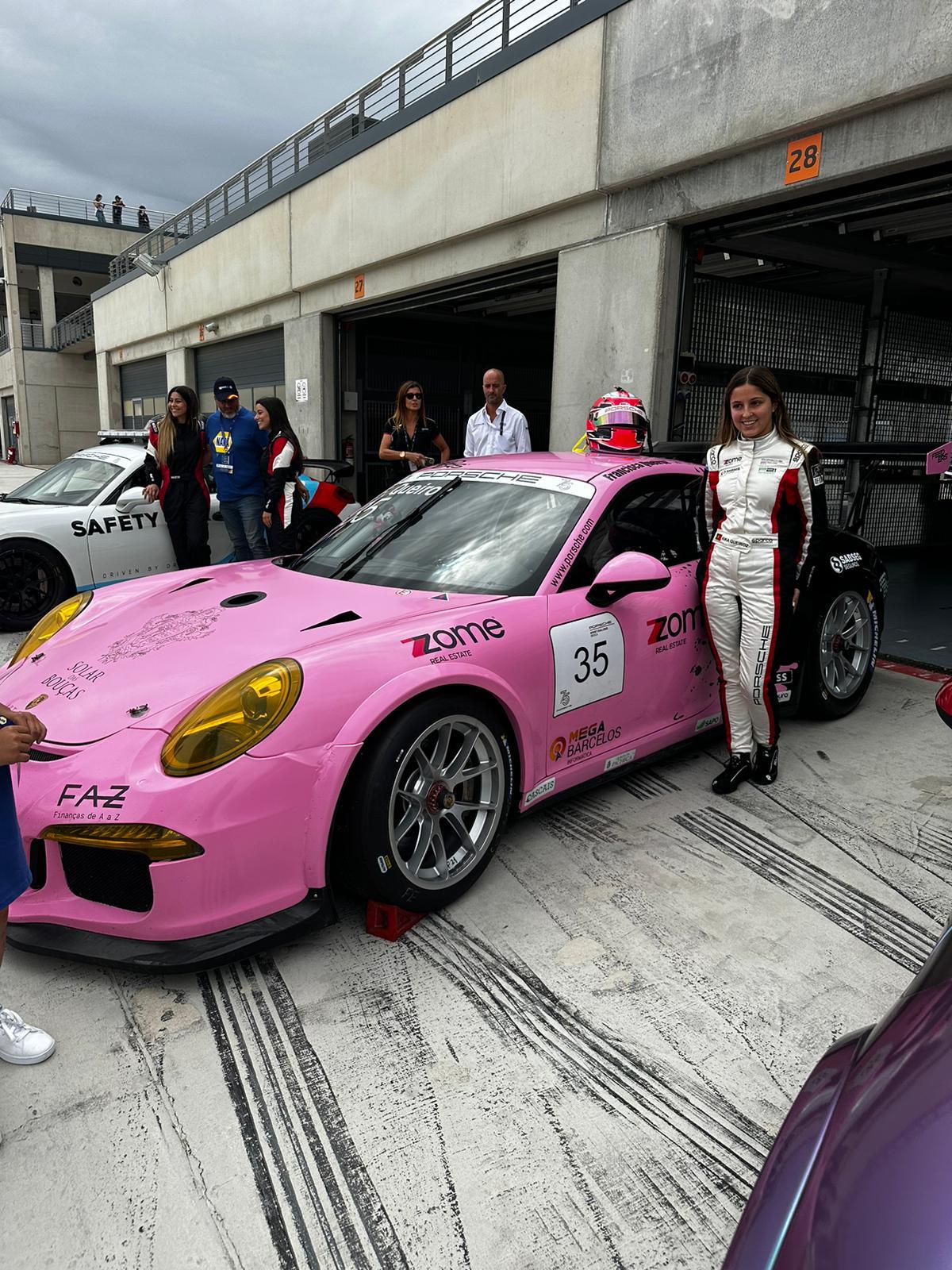 Francisca Queiroz subiu ao pódio na Porsche Sprint Challenge Ibérica ...