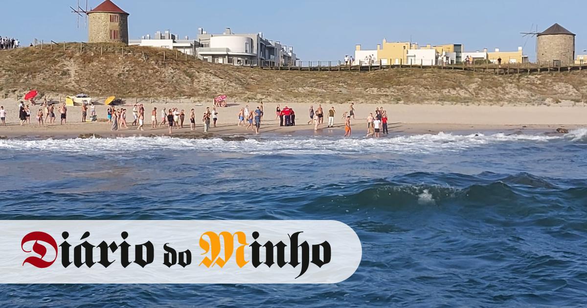 Duas pessoas resgatadas na praia dos Moinhos em Viana do Castelo ...
